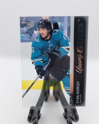 2021-22 Upper Deck Extended Young Guns Ryan Merkley Clear Cut Sharks ...