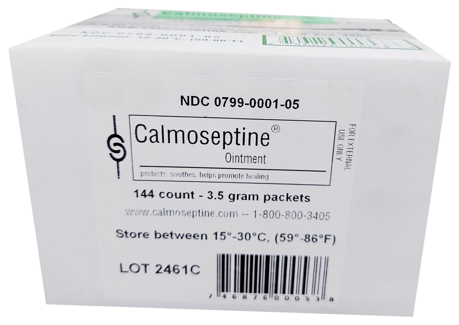 Calmoseptine Ointment, 000105 3.5 gram/0.125 oz, Box of 144 Packets | eBay