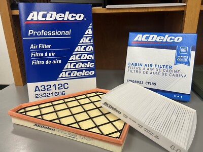 OEM GM 2017 - 2025 GMC Acadia Engine Air Filter & Cabin Filter 23321606 ...