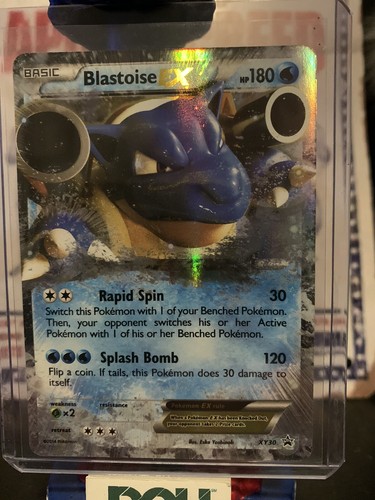 Blastoise EX XY30 - Pokémon TCG XY Black Star Promo Ultra Rare Holo LP ...