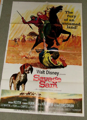 Savage Sam Original 1sh Movie Poster | eBay