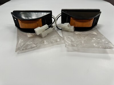 NEW 2 International Navistar Amber Marker Light with Guard 2209436C1 ...