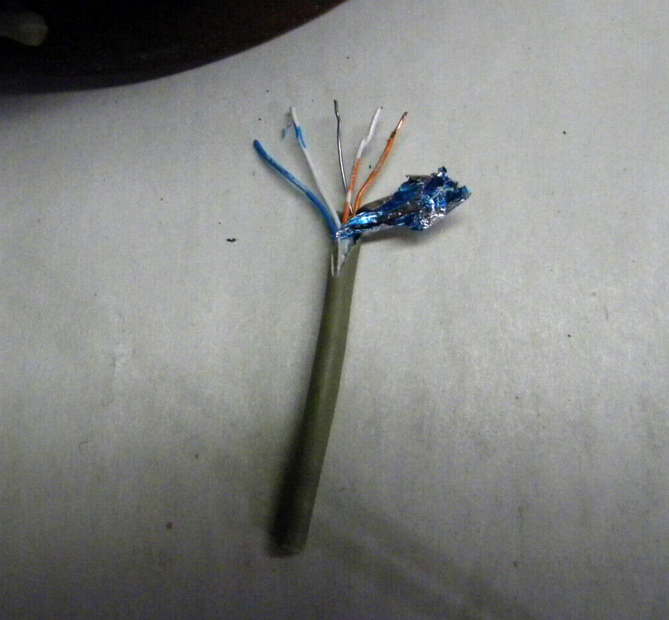 Large Spool Carol Cable 24/4 Wire 24AWG Shielded (UL) Type CMR Gray | eBay