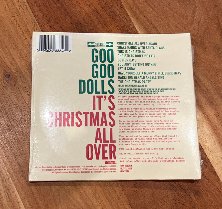 It's Christmas All Over by Goo Goo Dolls (CD, 2020) 93624888468| eBay