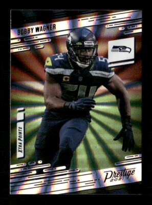 Bobby Wagner 2021 Panini Prestige #199 Xtra Points Sunburst Seattle ...