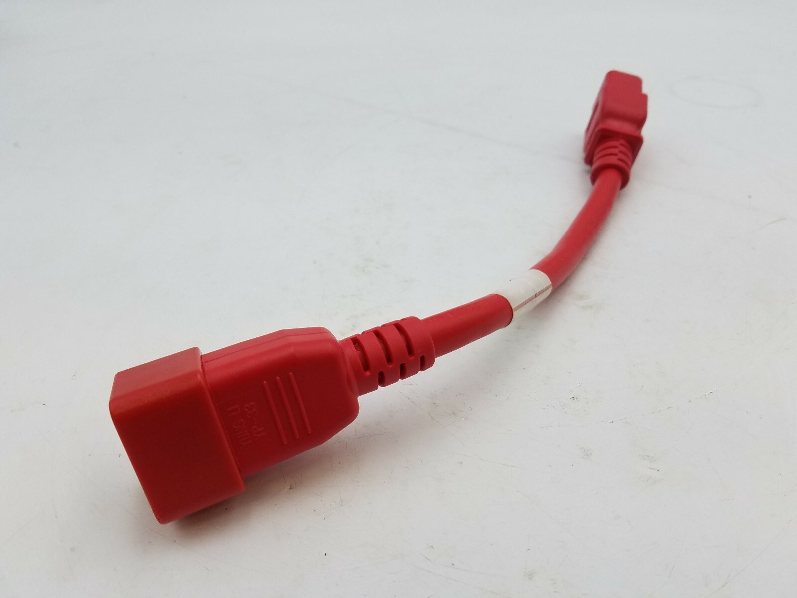 Yung Li YC-18 YP-33 AC Power Cord E152635 1ft 12in 20A 250V 12AWG Red ...