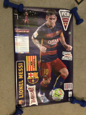Lionel Messi Soccer Legend 17"x39" Fathead JR Junior Wall Graphics ...