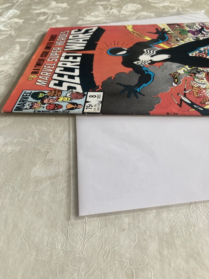 Marvel Super Heroes Secret Wars #8 1984 1st black costume. High grade ...