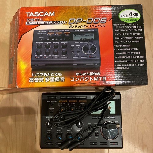 USED Tascam DP-006 Digital Pocket Studio 6Track Multitrack Recorder | eBay