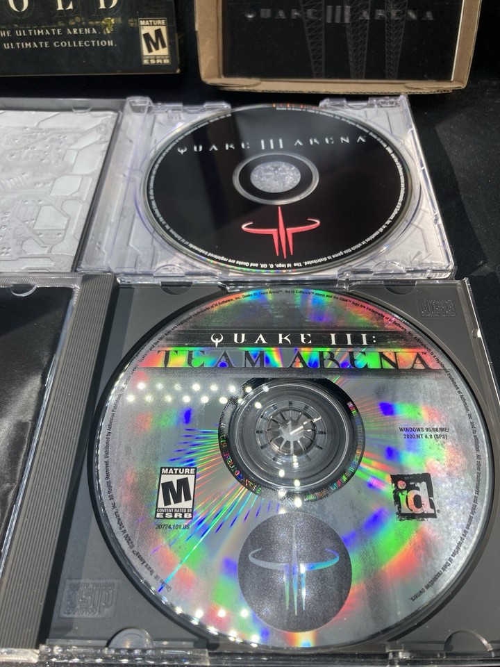 Quake III 3 Gold PC Activision Big Box + Quake Arena & Team Arena ...