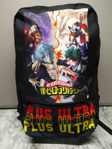 My Hero Academia Plus Ultra Backpack w/Built In Laptop Sleeve Bioworld ...