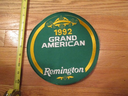 Remington Firearms LARGE Sew on Jacket Back Patch Grand America 1992 ...