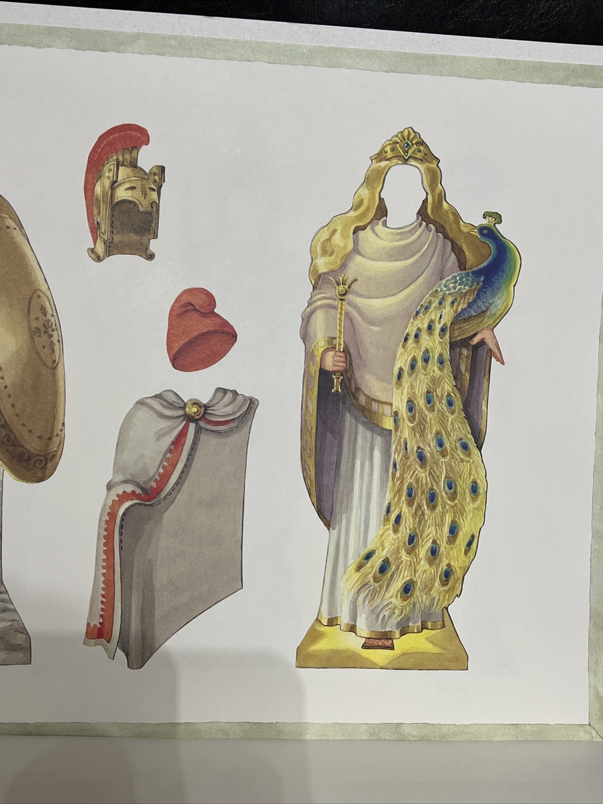 "THE JUDGEMENT OF PARIS" 1989 BY HELEN PAGE UNCUT PAPER DOLLS VINTAGE ...