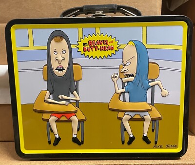 NEW BEAVIS AND BUTT HEAD METAL LUNCH BOX NEW UNUSED | eBay