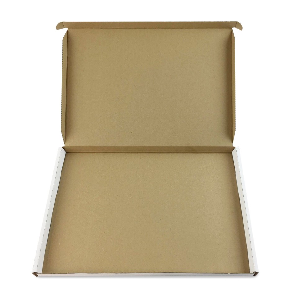 Royal Mail LARGE LETTER 349x249x24mm(C4/A4) ANY QTY White Posting Boxes ...