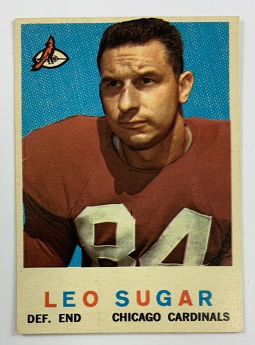 1959 Topps Football #154 Leo Sugar (Cardinals) 122E-01 | eBay