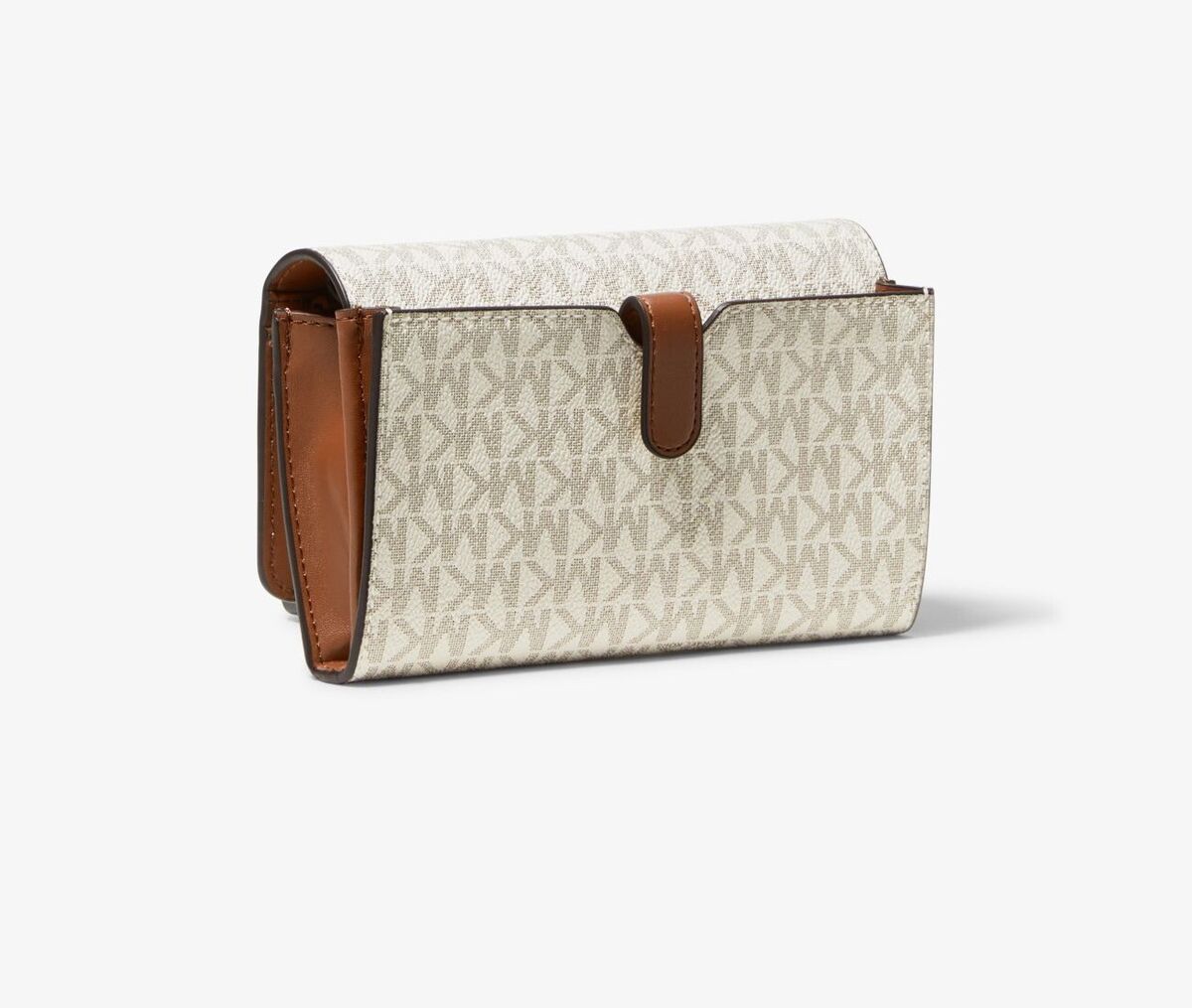 Michael Kors Jet Set Vanilla Logo Smartphone Small Crossbody Michael Kors Jet Set Vanilla Logo Smartphone Small Crossbody