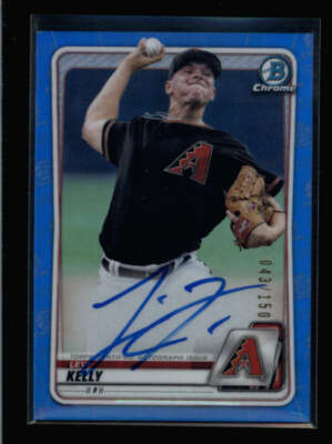 LEVI KELLY 2020 BOWMAN CHROME ROOKIE BLUE REFRACTOR AUTO #043/150 ...