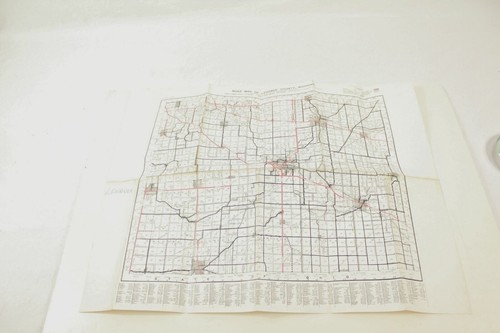 1974 Lenawee County Adrian Michigan Road Map | eBay