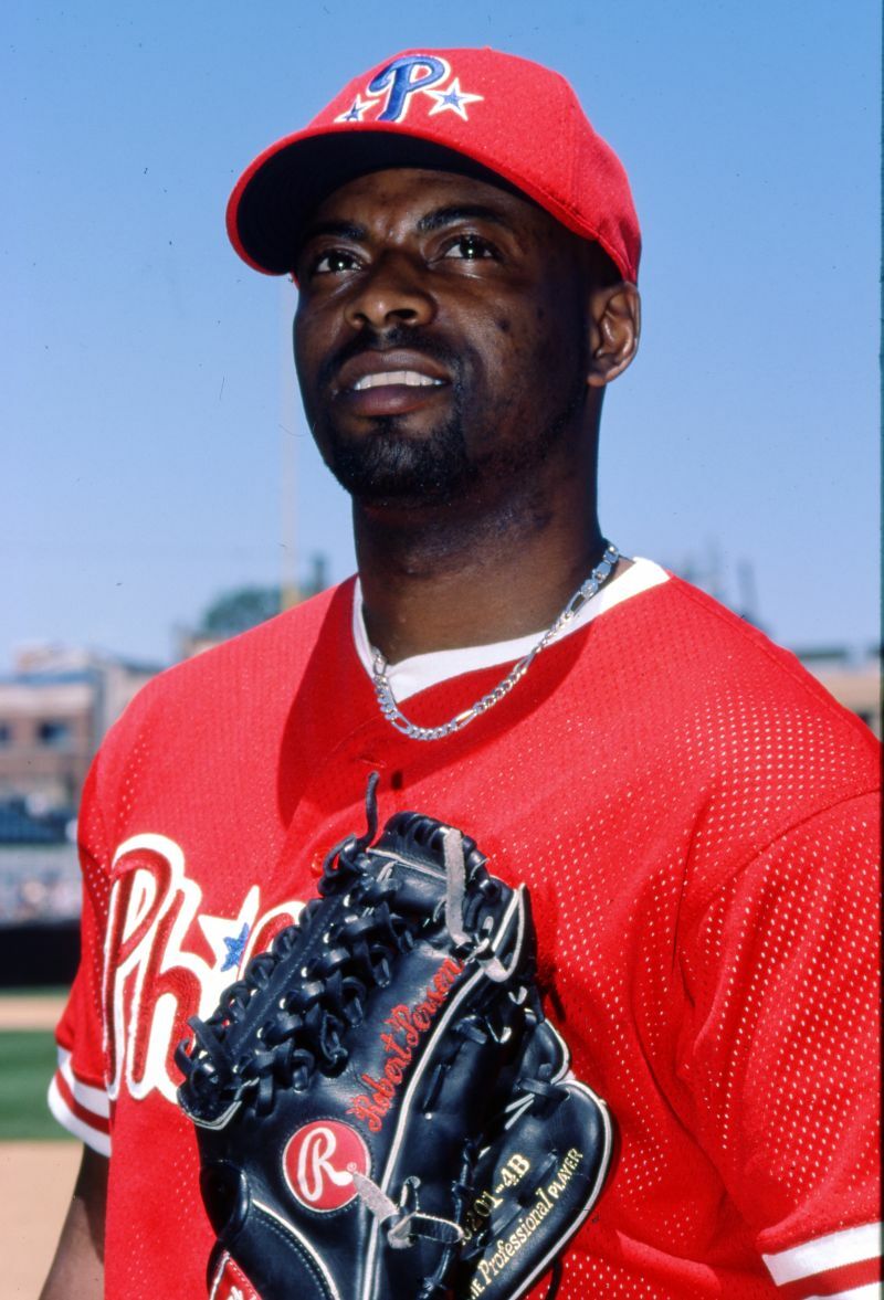 Lot of (11) 2000 Phillies ROBERT PERSON Original 35mm Slide ...