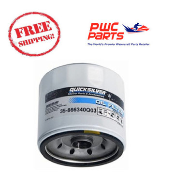 QUICKSILVER Mercury Oil Filter MANY Mercruiser V6 Inboard Models OEM ...