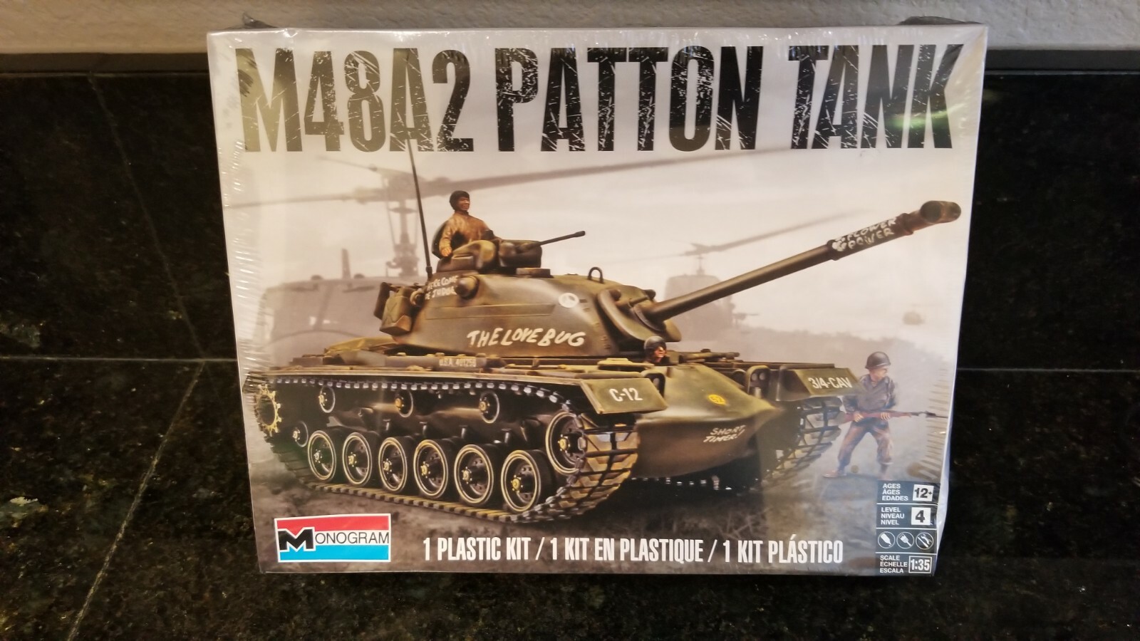 MONOGRAM M48A2 PATTON TANK 1/35 SCALE MODEL KIT | eBay