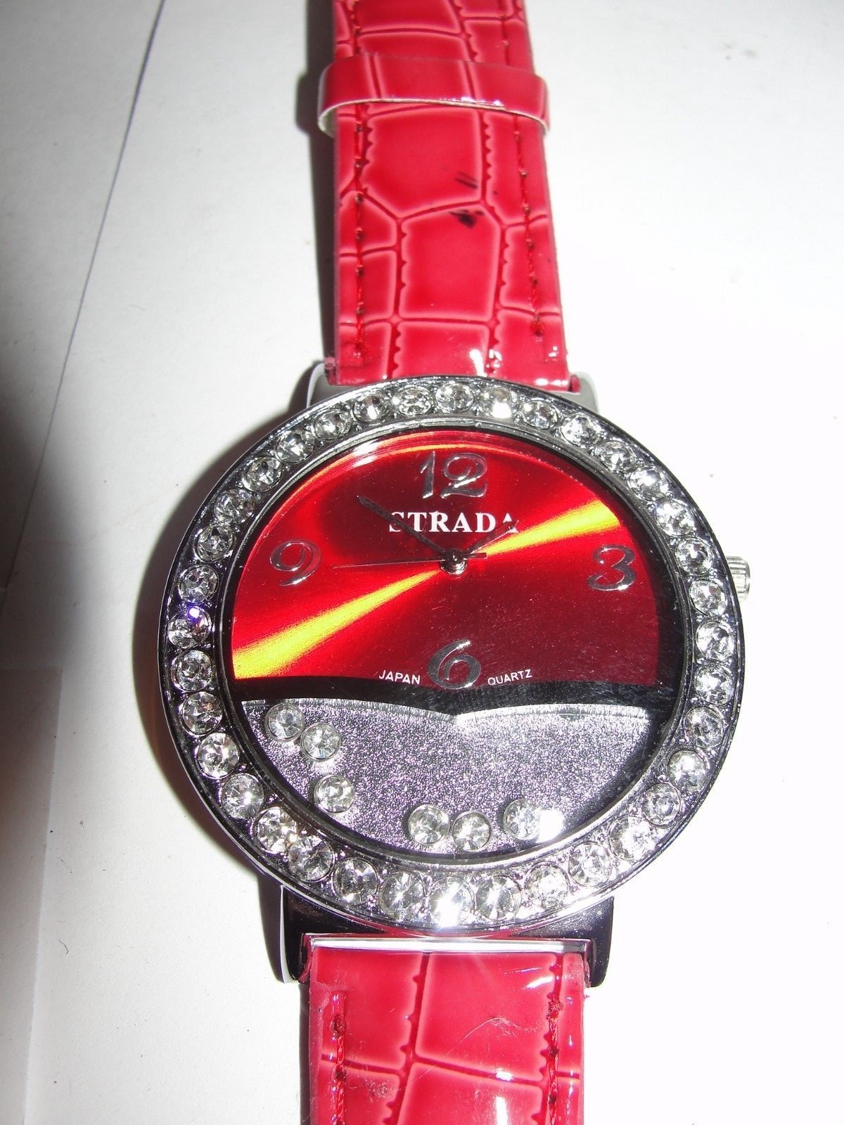 STRADA RED WRIST WATCH | eBay