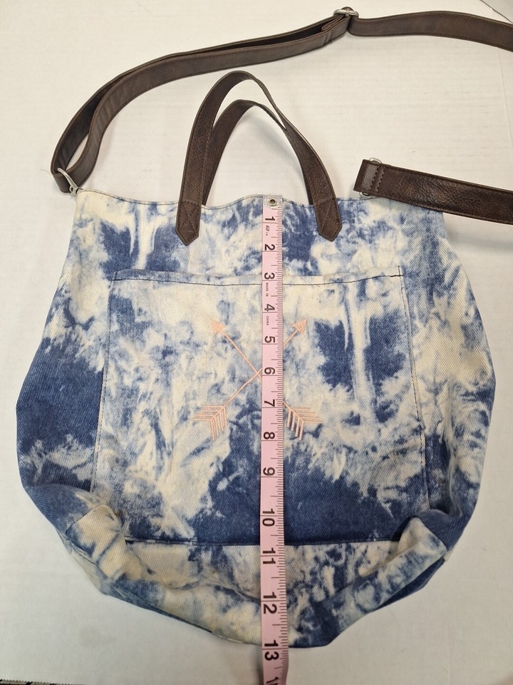 Thirty-one Denim Purse, Crossbody Detatachable Strap, Med Size, Pockets ...