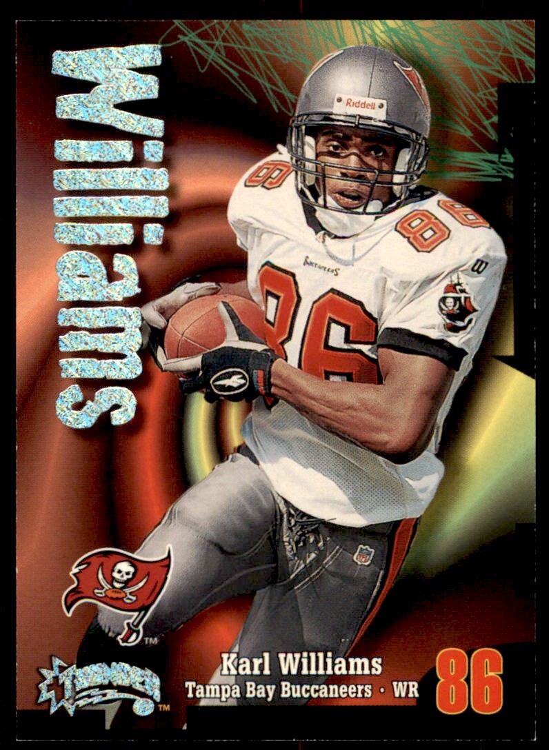 1998 SkyBox Thunder RAVE Karl Williams /150 Buccaneers #10 *Noles2148 ...