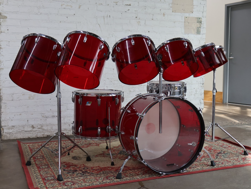 Ludwig Vistalite 9-Piece Drum Set - Owned by Todd Trainer of Shellac | eBay