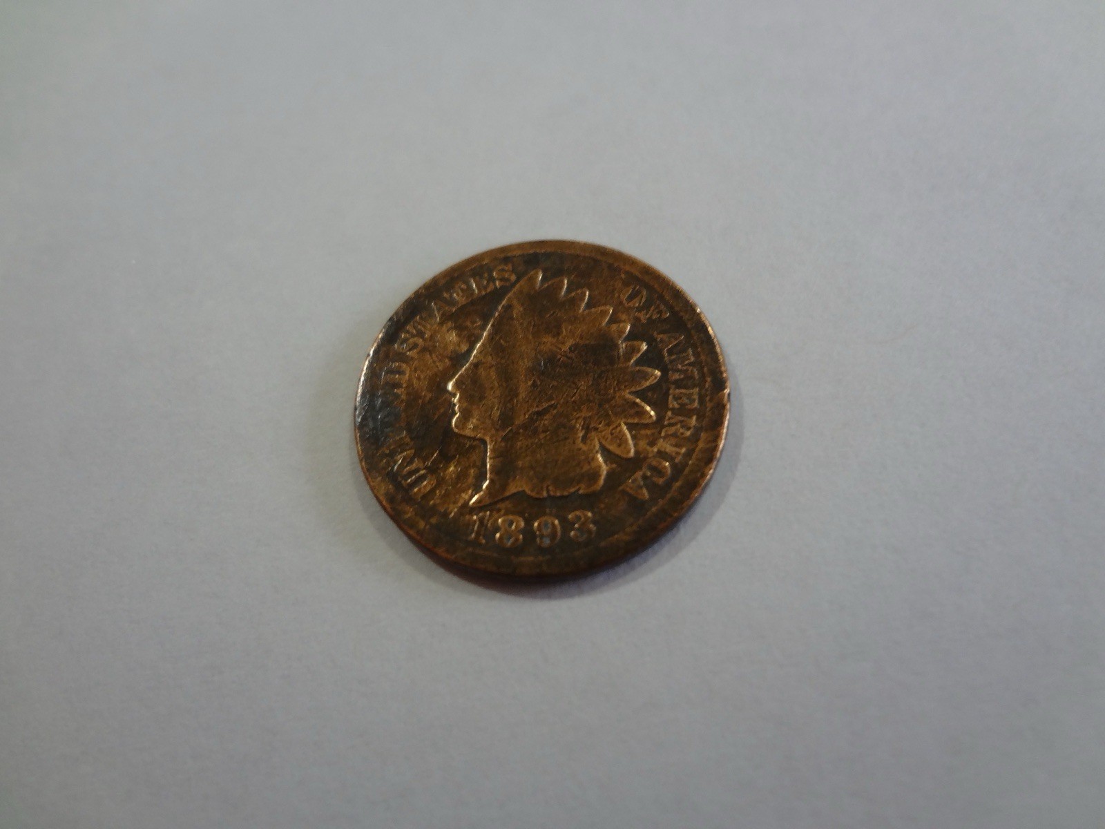 1893 Indian Head Penny Cent Coin | eBay