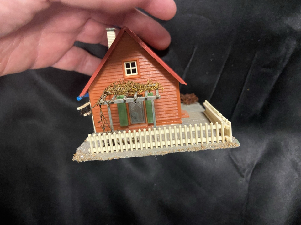 Vintage Fully Assembled Houses (2) for HO Model Train Set Town 1:87 | eBay