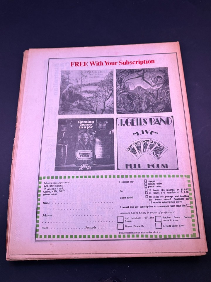 Vintage Rolling Stone Magazine (March 29, 1973 - Issue 131) | eBay ...