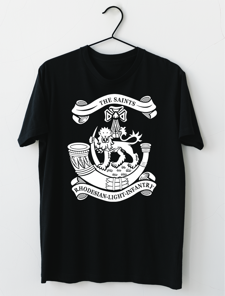 LIMITED NEW The Saints Rhodesian Light Infantry Military T-Shirt L-2XL ...
