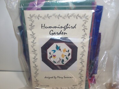 Quilt pattern - Mary Sorensen HUMMINGBIRD GARDEN with fabric | eBay