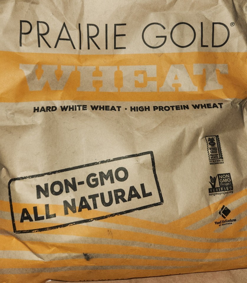 Montana PRAIRIE GOLD 5 lb Wheat Berries Kernels Seeds Hard White Spring ...