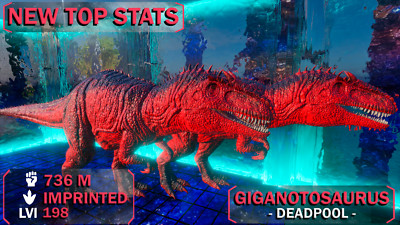 ⚡ARK Survival Ascended PvE PC/XBOX/PS5 Giganotosaurus ( Giga ) Deadpool ...