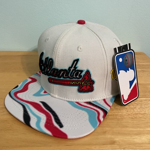 Atlanta Braves Pro Standard Men’s Swirl Snapback Cap Hat One Size | eBay