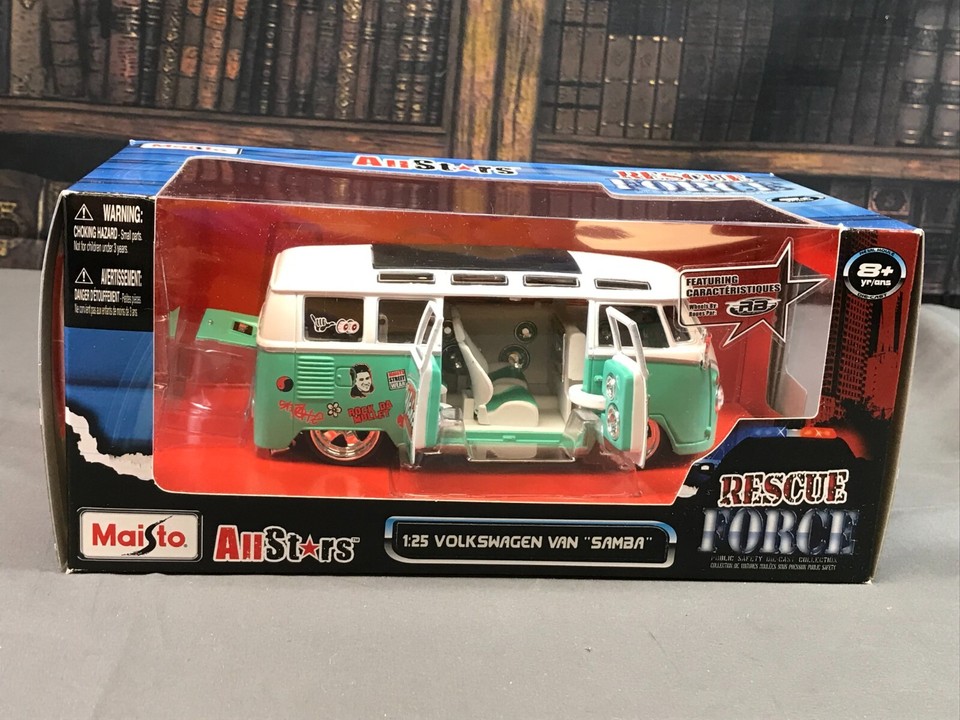 NEW IN BOX SEALED Diecast Car Maisto AllStars 1:25 VOLKSWAGEN VAN ...