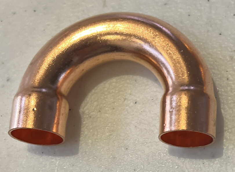 [8 PCs.]Solder-Connect Fitting Copper Tubing 180 Degree For 10 mm Tube ...