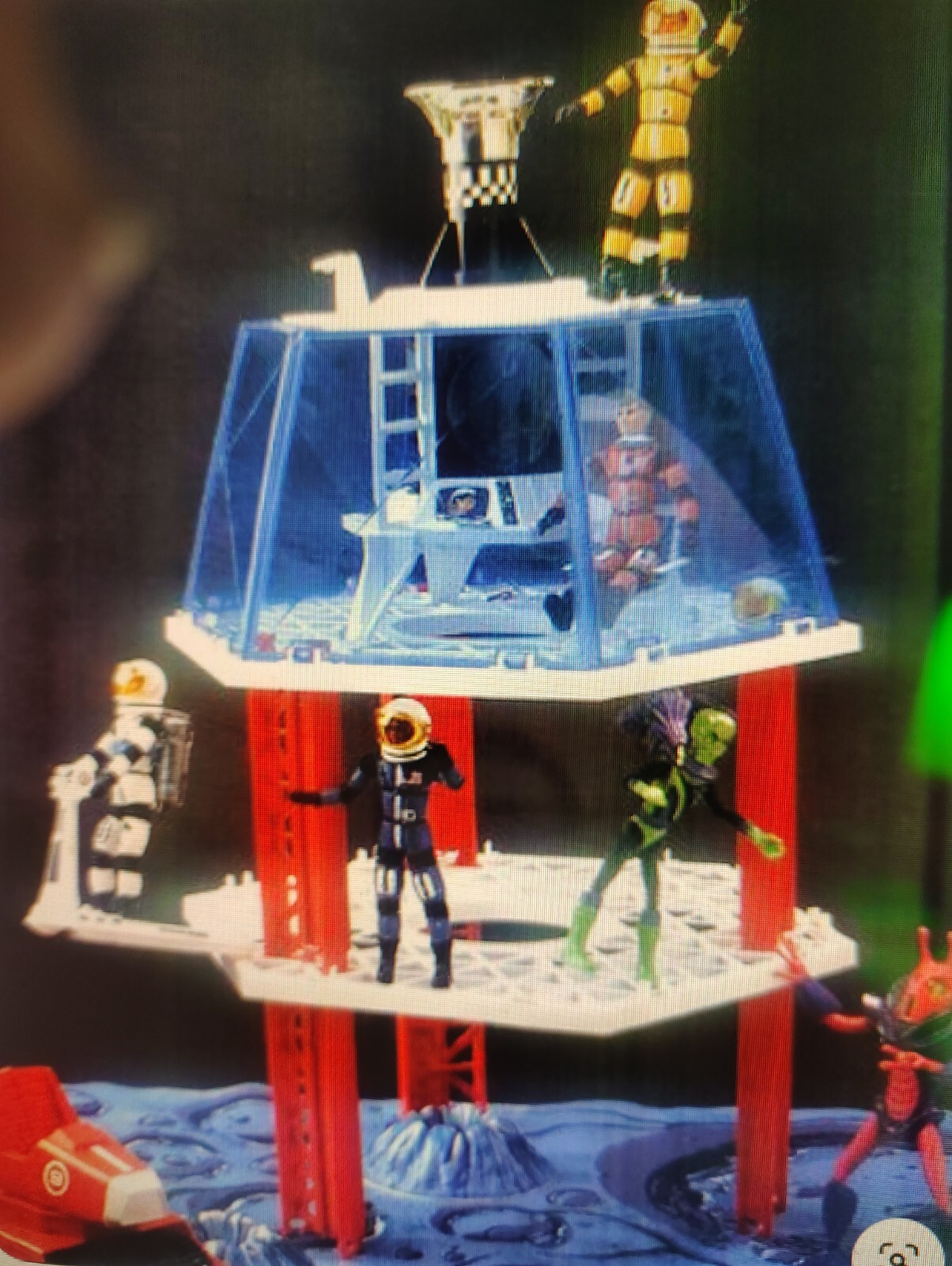 1966 Mattel MAJOR MATT MASON Space Station & Space Crawler DELUXE SET ...