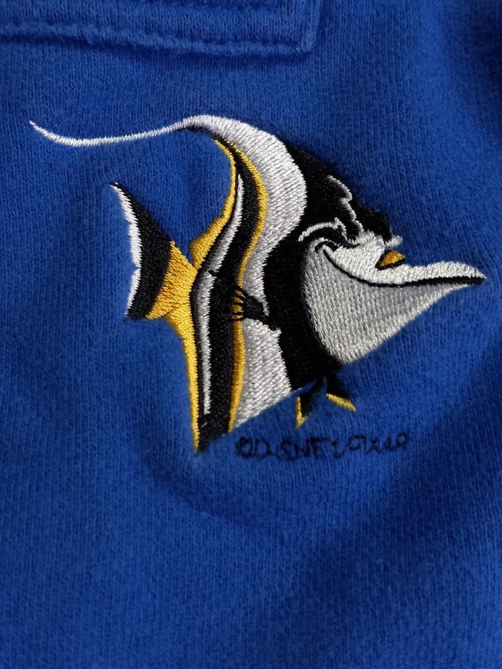 Vintage Disney Finding Nemo Romper Blue 12 Months 1 Piece Sweatsuit ...