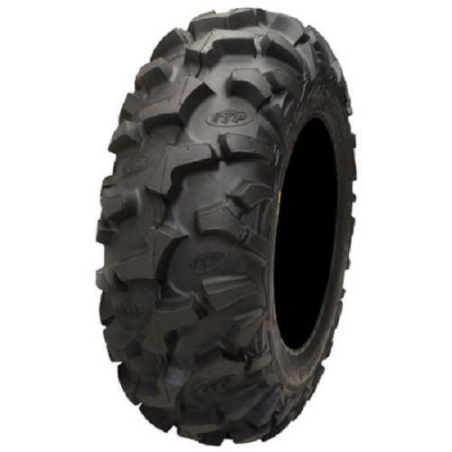 MSA Milled Boxer 14" ATV Wheels 27" Blackwater Tires Yamaha Grizzly ...