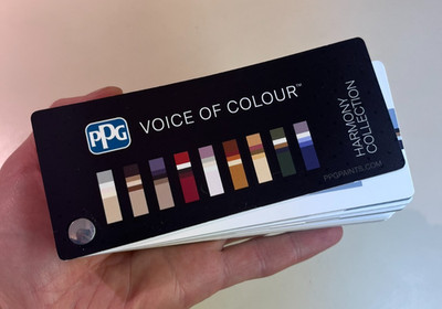 PPG Voice of Colour Paint Color Harmony Fan Deck A17464, Paint Colors ...
