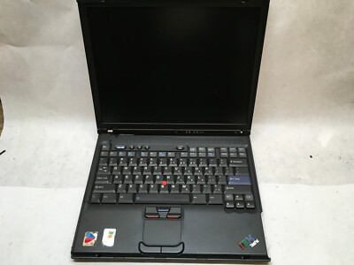 VINTAGE IBM ThinkPad T41 14" Intel Pentium M WORKING, NO HDD -EQ | eBay