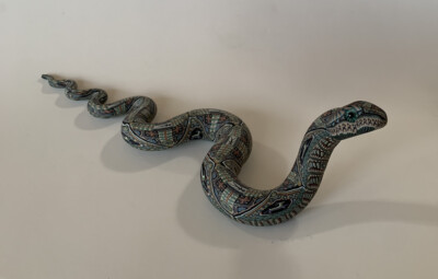 Jon Stuart Anderson Snake 11” Reptile Polymer Clay FIMO Creations ...