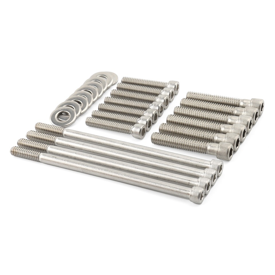 Stainless Engine Screw Bolt Kit Set For Harley Touring Street Glide ...