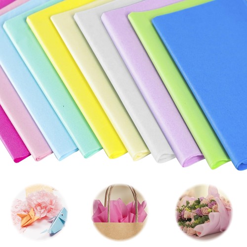 120 Sheets Pastel Tissue Paper 20 x 20in Pastel Colored Tissue Paper ...