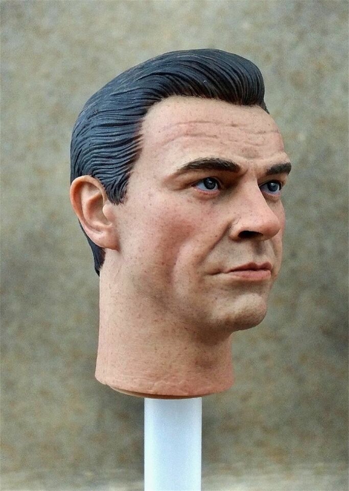 1/6 Sean Connery 007 Spy Male Man Head Sculpt F 12"Hot Toys Worldbox ...