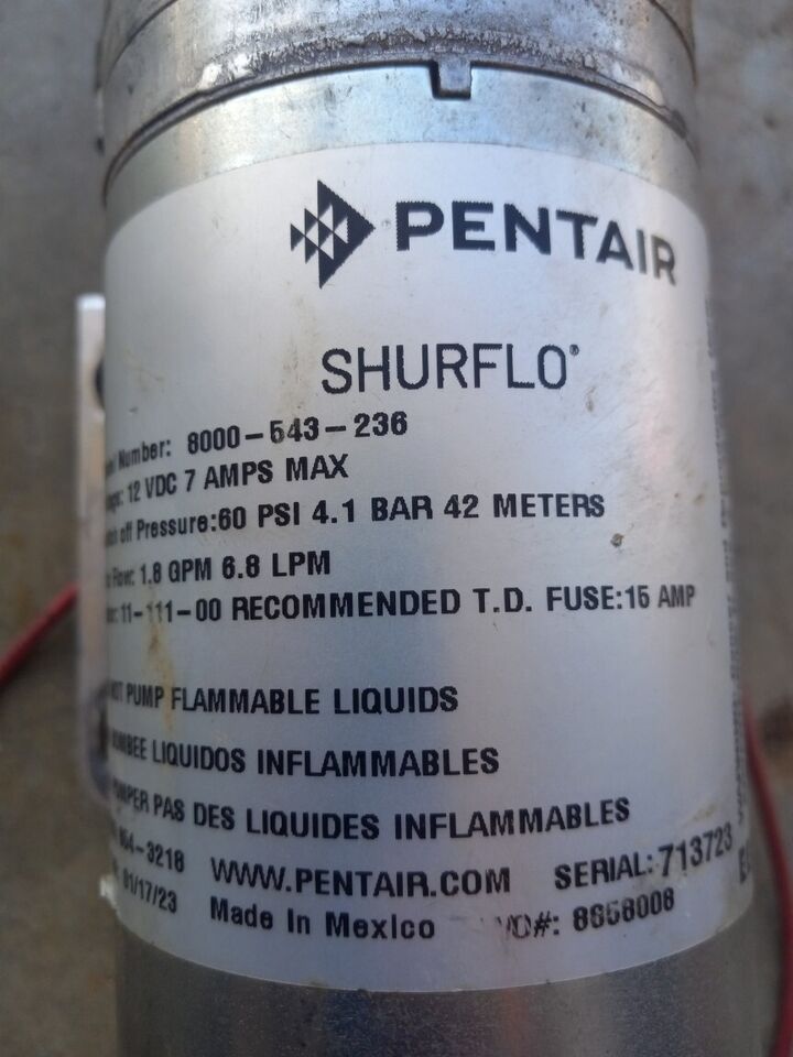 Shurflo Pump Model 8000-543-236 | eBay
